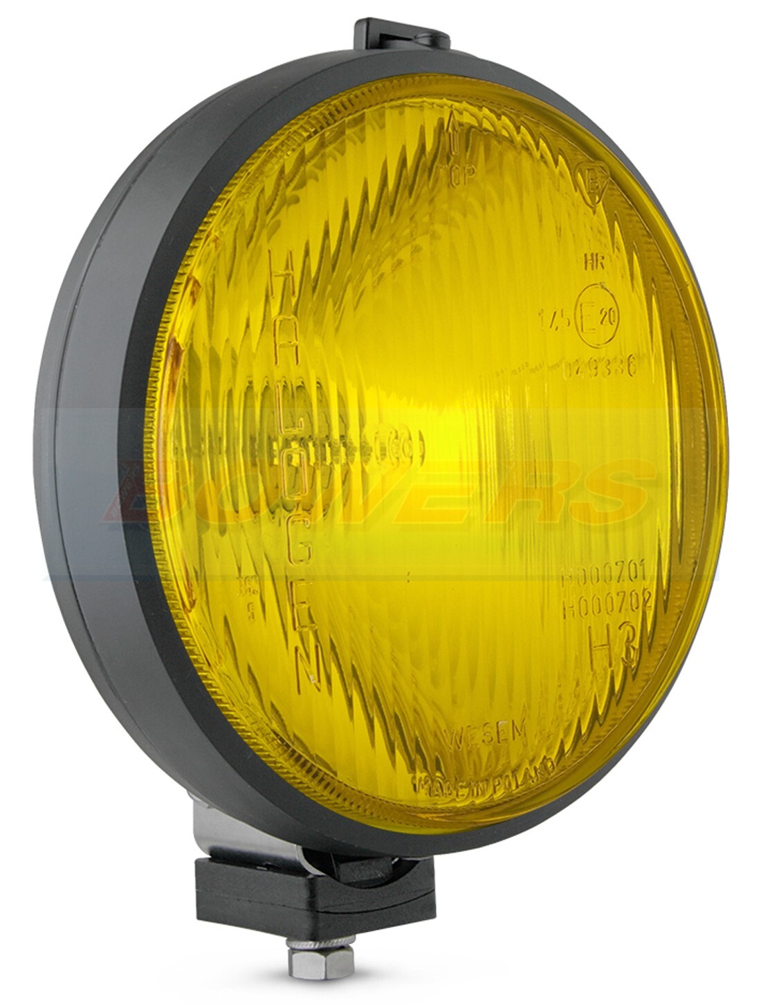 2x Yellow Lens 6" 159mm Classic Rally Driving Lights Spot Lights Spot ...