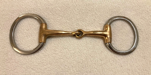 Metalab Horse Copper Mouth Eggbutt Snaffle Bit | eBay