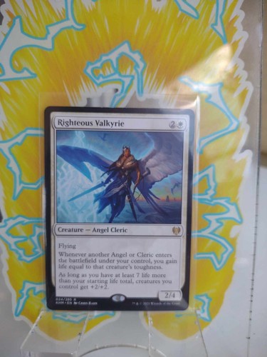 MTG Righteous Valkyrie - Kaldheim | eBay