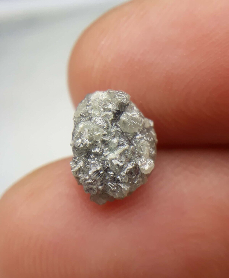 2.31 Ct,Natural Rough Diamond,Raw Rough Diamond,Grey Uncut Diamond ...