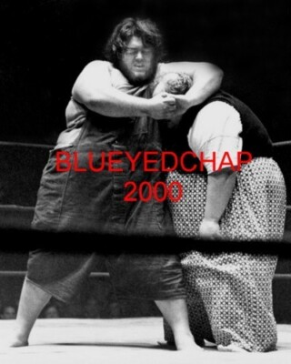 HAYSTACKS CALHOUN VS HAPPY HUMPHREY WRESTLER 8 X 10 WRESTLING PHOTO NWA ...