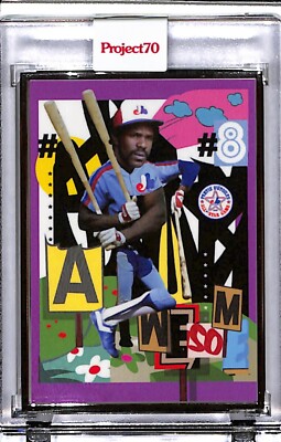 2021 TOPPS PROJECT 70 #498 ANDRE DAWSON BY POSE P70 SILVER FRAME 20/51 ...