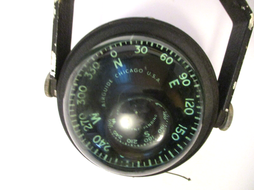 VINTAGE AIRGUIDE LIQUID FILLED FLOATING MARINE NAVIGATION ILLUMINATED ...