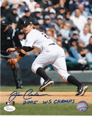 JOE CREDE CHICAGO WHITE SOX 2005 WS CHAMPS JSA AUTHENTICATED SIGNED ...