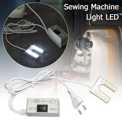 EU US Plug LED Portable U Shape Gooseneck Lamp Sewing Machine Light ...