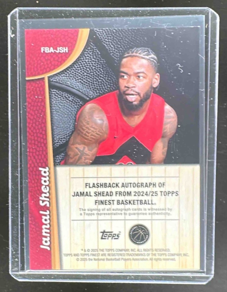 2024-25 Topps Finest Flashback Auto RC Jamal Shead | eBay