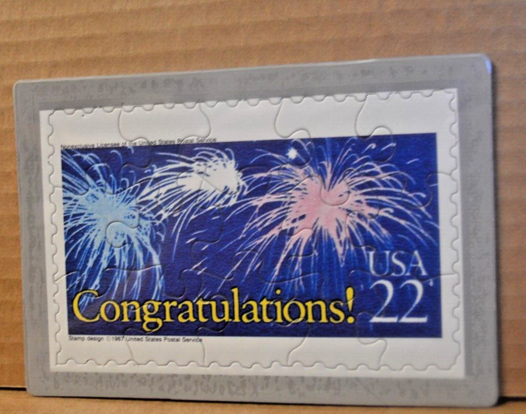 Commemorative Puzzle Series Congratulations Mini Puzzle Postcard | eBay