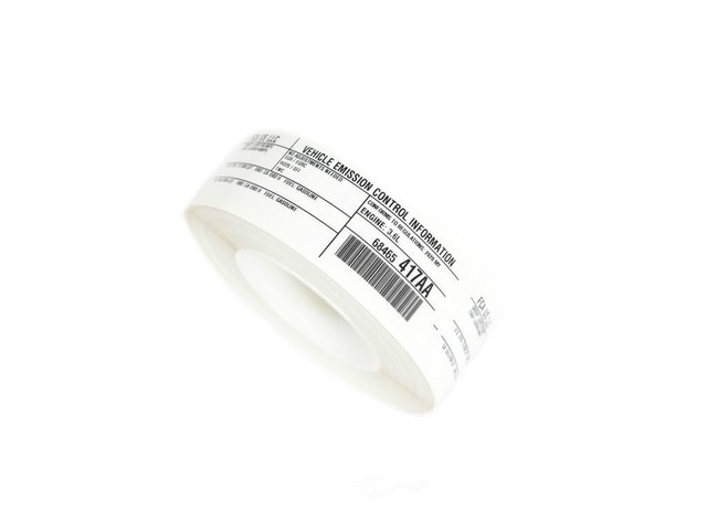 Emission Label Mopar 68465417AA fits 2020 Chrysler Pacifica for sale ...