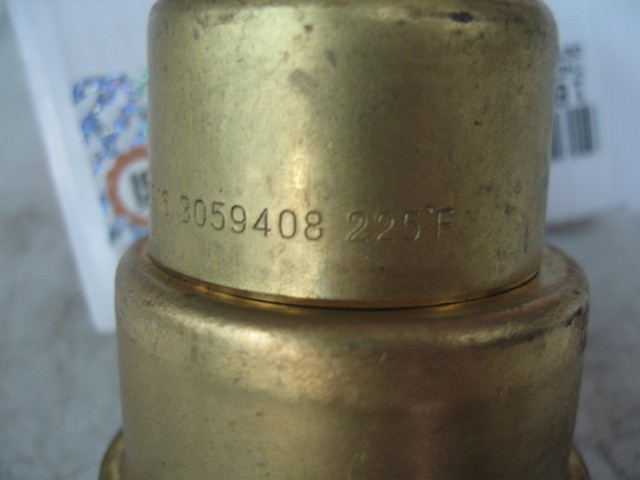 Thermostat 225° for Cummins N14 855 L10 M11. PAI # 181865 Ref ...