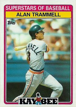 1989 Topps Kay-Bee Superstars of Baseball #30 Alan Trammell Baseball ...