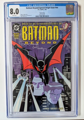 Batman Beyond 1 Special Origin Issue nn 3rd Printing 1st Terry McGinnis ...
