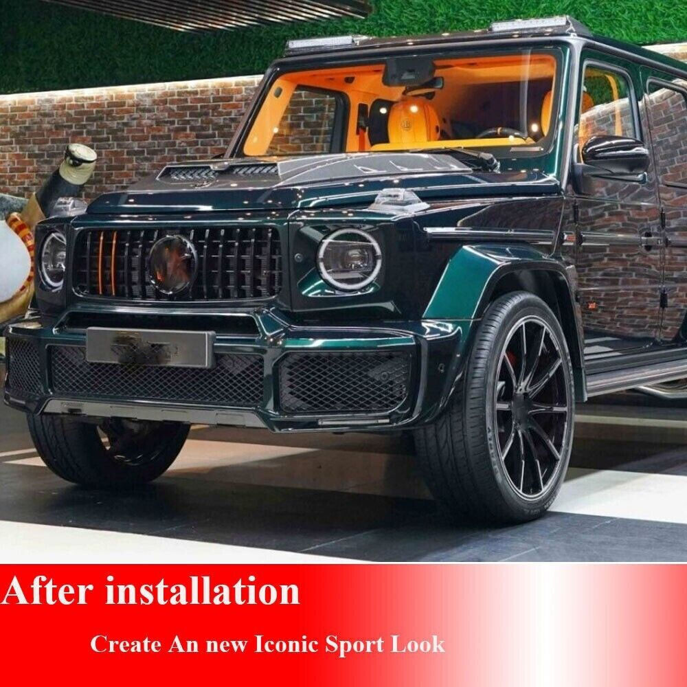 REAL CARBON Front Roof Spoiler For Benz G Wagon W463 W464 G550 G63 ...