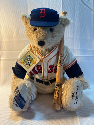1941 Ted Williams Boston Red Sox Cooperstown Baseball MLB Teddy Bear ...