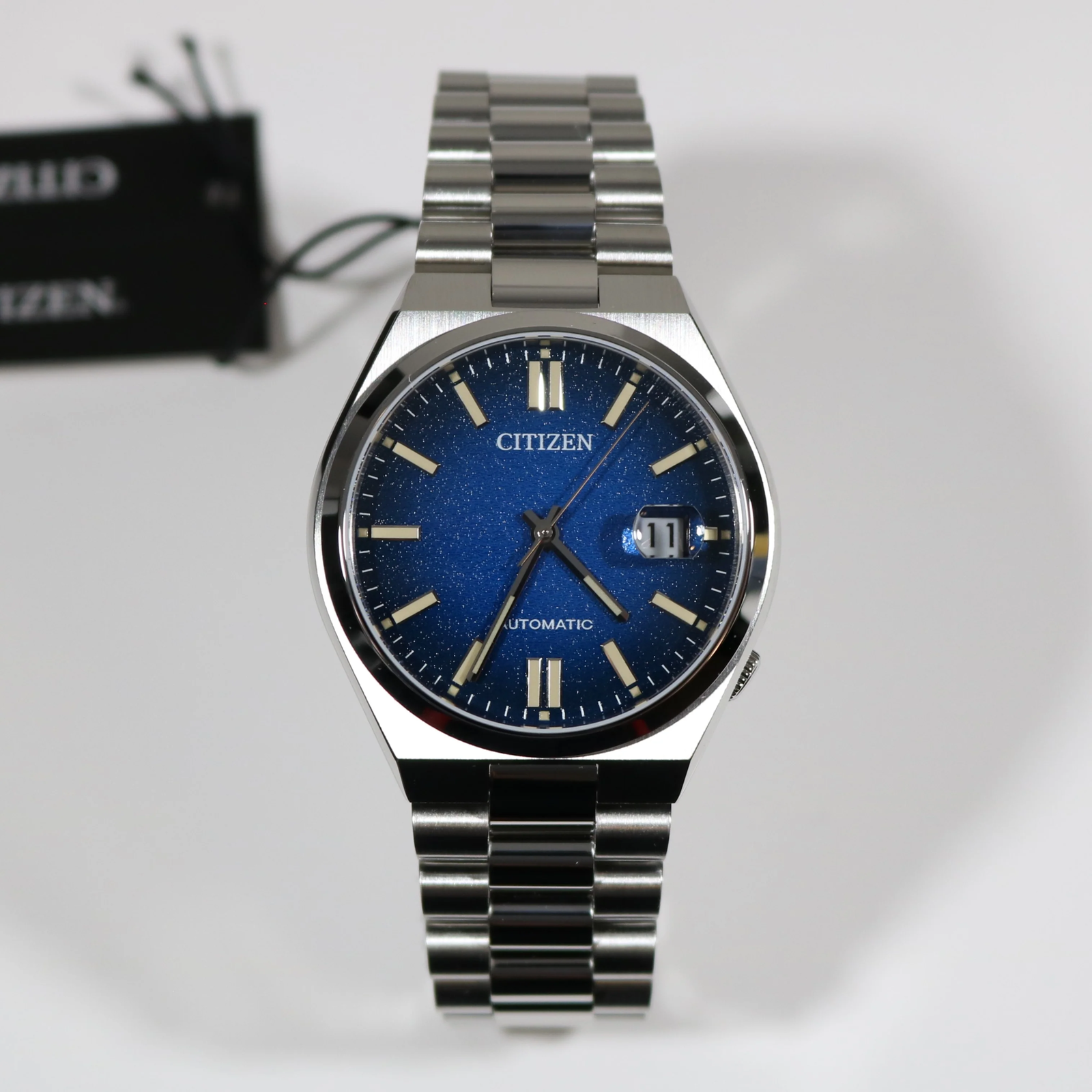 Citizen Tsuyosa Automatic Men's Stainless Steel Blue Gradient Dial ...
