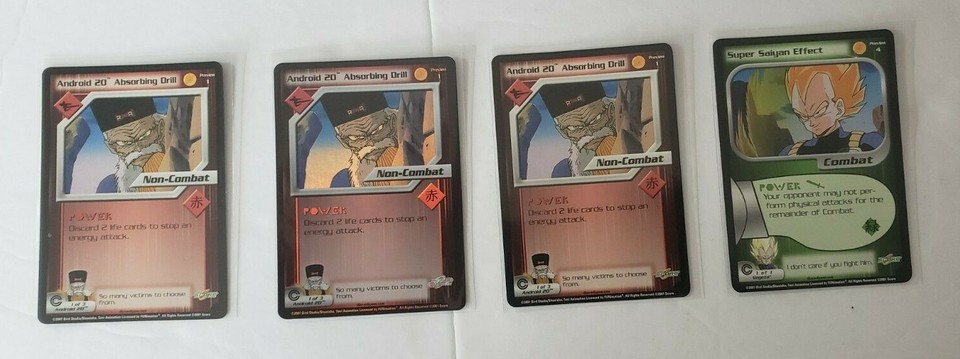 Dragon Ball Z CCG - Trunks Saga (2001) - You Pick (individual cards ...