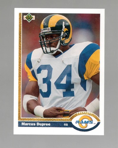 1991 Upper Deck #499 Marcus Dupree NM/Mint | eBay