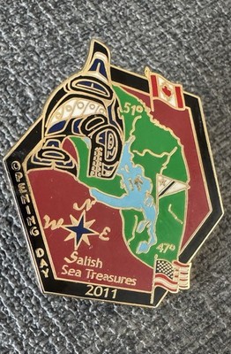 Seatle Yacht Club SYC Opening Day Pin Salish Sea Treasures 2011 | eBay