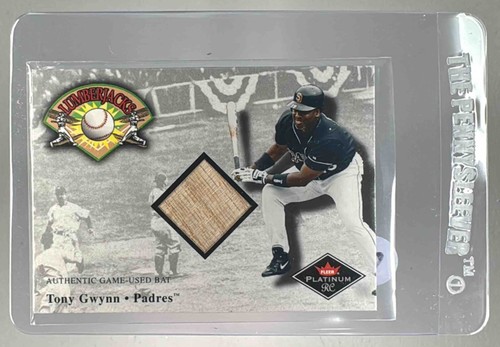 Tony Gwynn 2001 Fleer Platinum Lumberjacks Bat Patch C | eBay