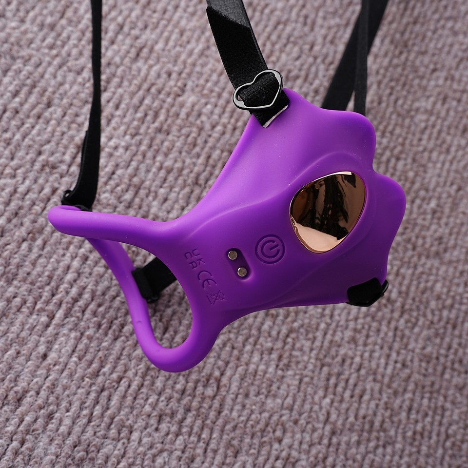 APP Control Vibrator Penis Ring Wearable Panty Dildo Clit Stimulate Sex ...