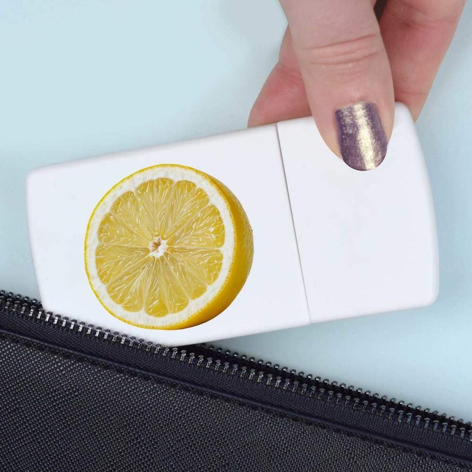 'Sliced Lemon' Pill Box with Tablet Splitter (PI00040921) | eBay