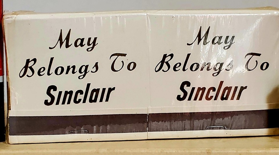 Vtg Sinclair - Dino Marble, Wall Pocket, Toothpick Dispenser, Unopened ...