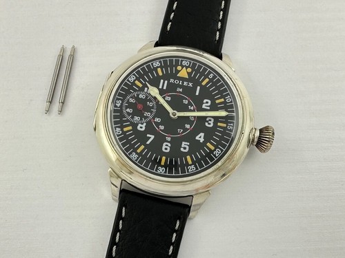 Rolex Lever Laco Aviator Luftwaffe Pilots WW2 Old Swiss Silver ...