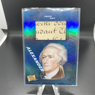 2021 Pieces Of The Past Alexander Hamilton Relic Card by Super #256 ...