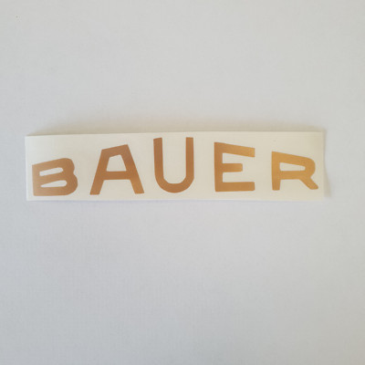 Aufkleber * BAUER * gold * Sticker * Logo * Oldtimer * Fahrrad * | eBay.de