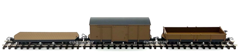 HOn30/HOe MinitrainS American-Type Flat Car Boxcar Gondola Wagon Set ...