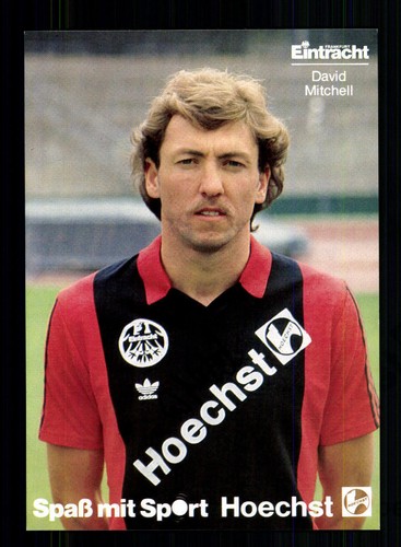 David Mitchell Autogrammkarte Eintracht Frankfurt 1986-87 Original ...