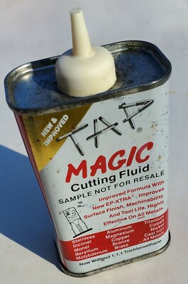 Vintage TAP Magic Cutting Fluid Machine Lubricant Steco Corp Sample Oil ...