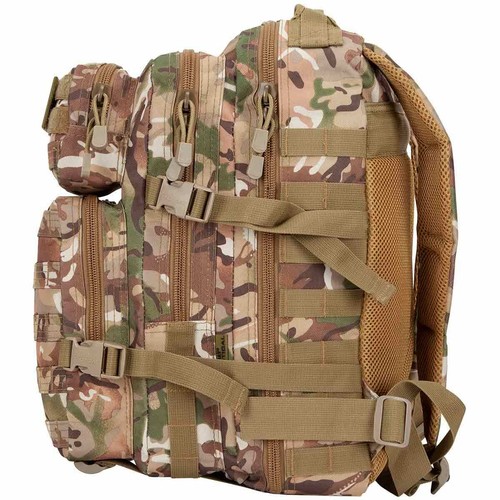 MOLLE Camo Backpack Military Rucksack Army Assault Pack 28L Camping ...