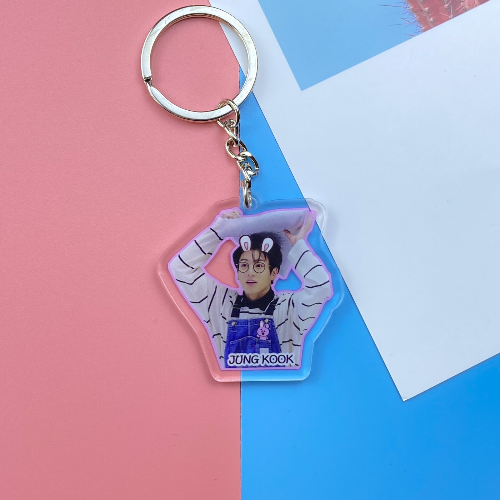 KPOP BTS TINYTAN JUNGKOOK JIMIN V SUGA JIN RM GOT7 Acrylic keyrings ...