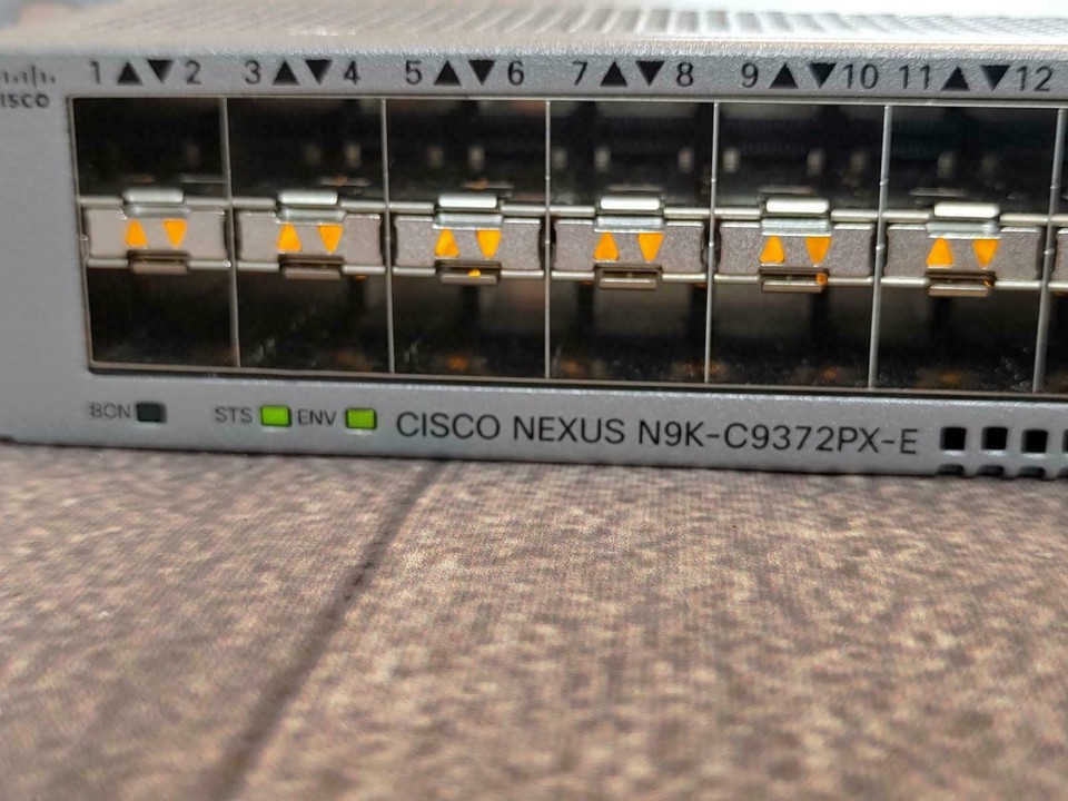 Cisco Nexus N9K-C9372PX-E Switch 48-Port 10G SFP + 6-Port 40G QSFP | eBay