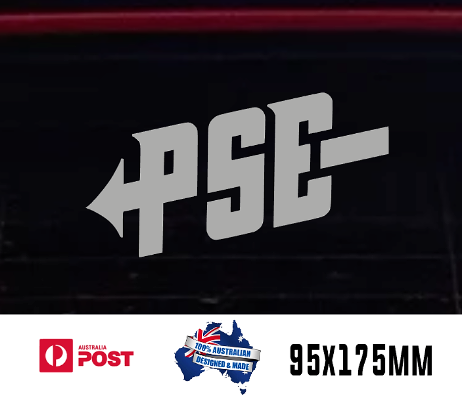 2x PSE Archery Hunting Windshield Windscreen Laptop Sticker Decal 175mm ...