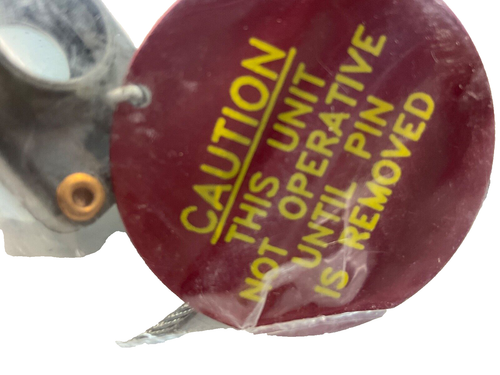 US Navy F4 Phantom Ejector Seat Caution Tag, Cable Assembly, Pull PN ...