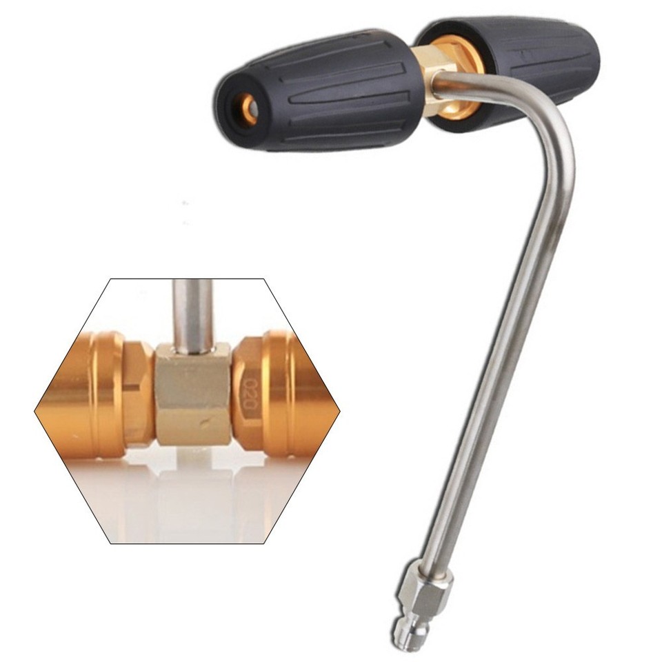 Powerful Gutter Cleaning Tool with 14 Inch Quick Connect and 2 Rotary ...