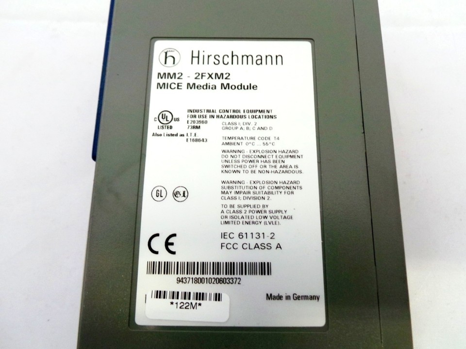 HIRSCHMANN MM2-2FXM2 MICE MEDIA MODULE | eBay
