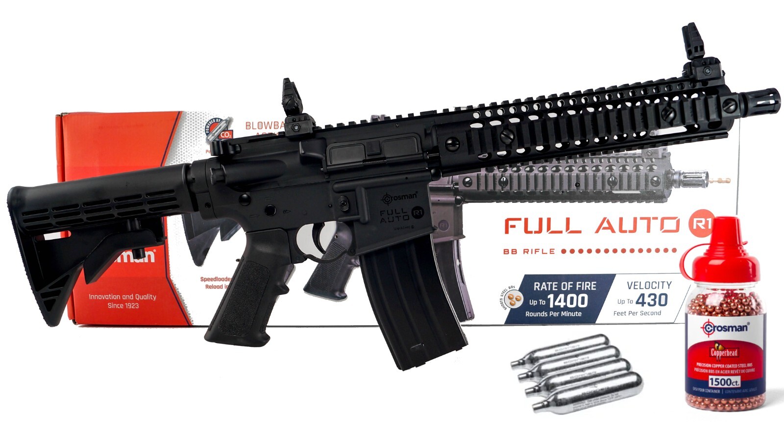 NEW CROSMAN R1 CO2 BLOWBACK 4.5mm Steel | Grelly USA