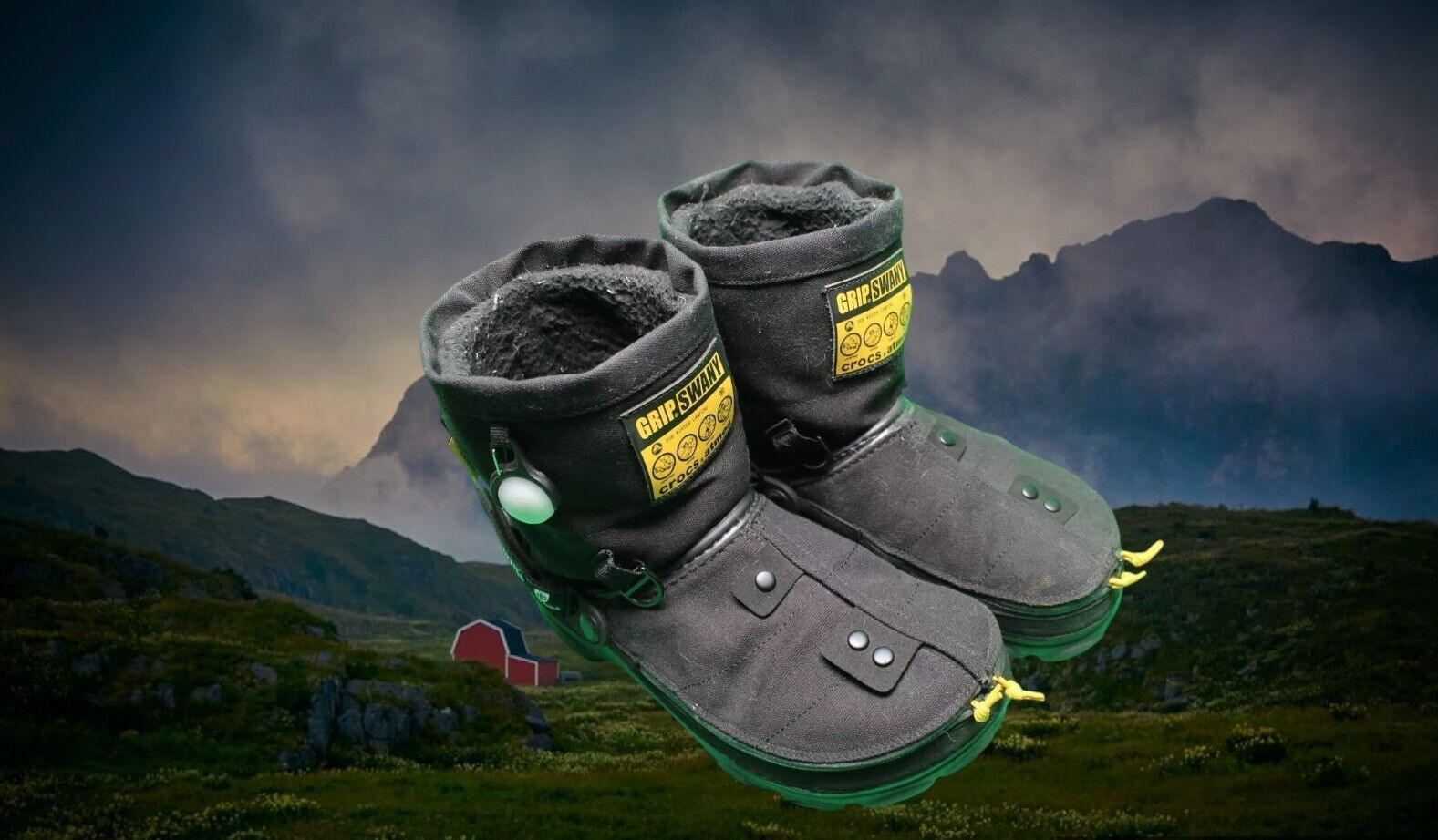 Crocs GRIP SWANY X CROCS CLASSIC ALL TERRAIN CLOG Bla… - Gem