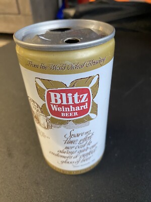 BLITZ WEINHARD ALUMINUM PUSH TAB BEER CAN | eBay
