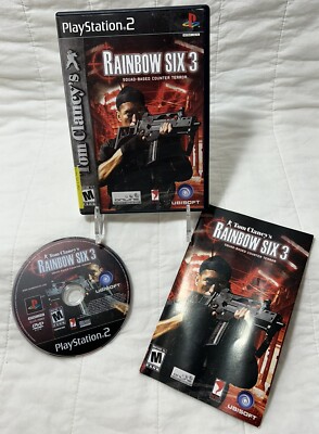 Tom Clancys Rainbow Six 3 PS2 PlayStation 2 + Reg Card - Complete CIB ...