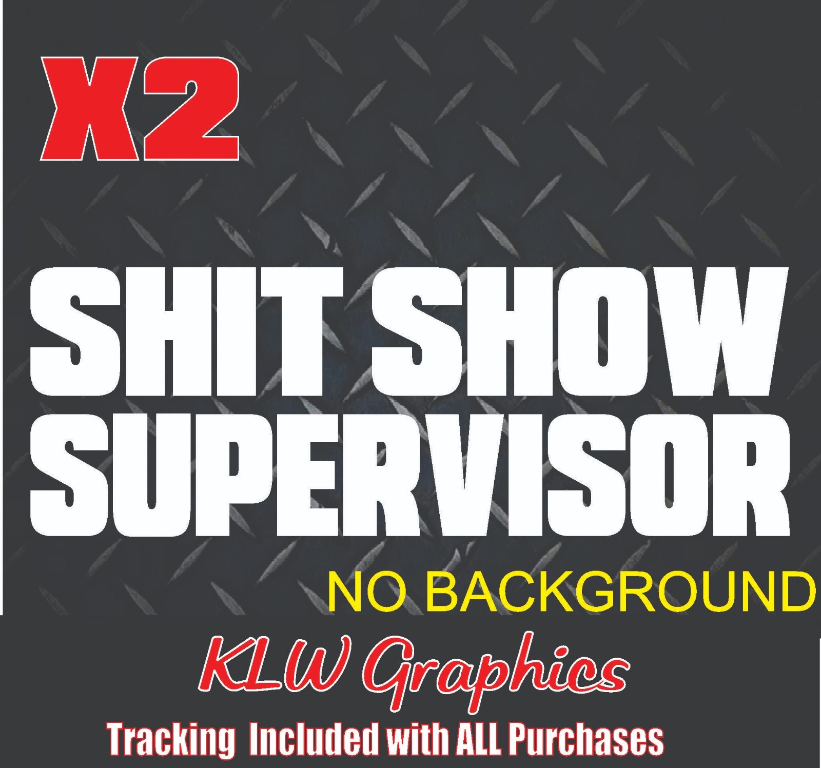 Supervisor Decal Sticker Union Weld Car Turbo Diesel Truck Crew Cab ...