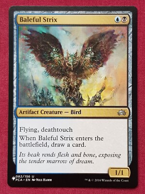 Magic The Gathering MYSTERY BOOSTER BALEFUL STRIX artifact card MTG ...