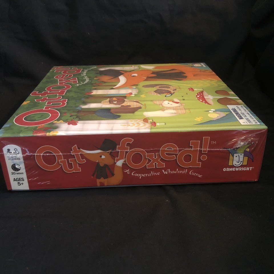 Gamewright Outfoxed! A Cooperative Whodunit Board Game for Kids 5+ | eBay