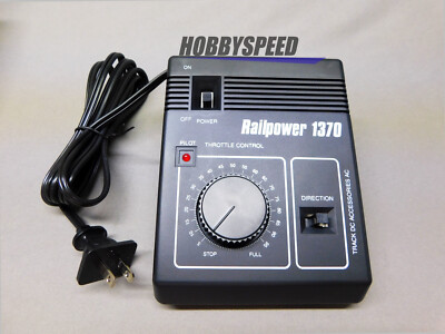 MRC RAILPOWER 1370 TRANSFORMER track power supply HO N Z SCALE plug ...
