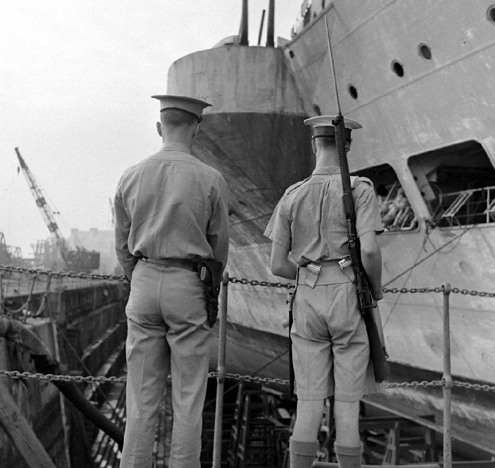 WW2 Photo WWII British HMS Formidable Royal Navy Aircraft Carrier ...