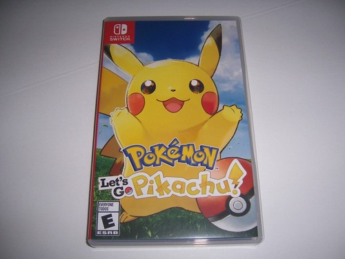 Original Box Case Replacement Nintendo Switch Pokemon Let's Go Pikachu ...