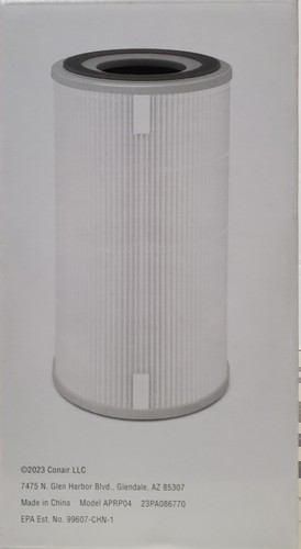 Conair Ap04 Medium Room Air Purifier Replacement Filter 3 In 1 Hepa ...