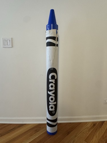 54” Giant Crayon Binney & Smith Crayola Display Store Vintage Think Big ...